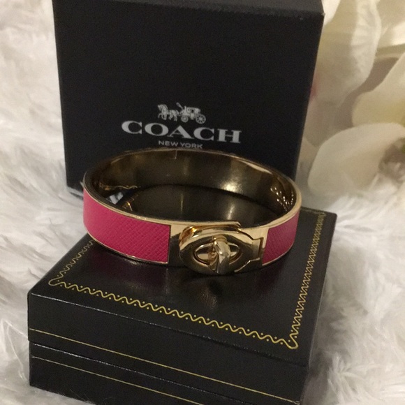 Coach | Jewelry | Coach Bracelet Pink Color | Poshmark